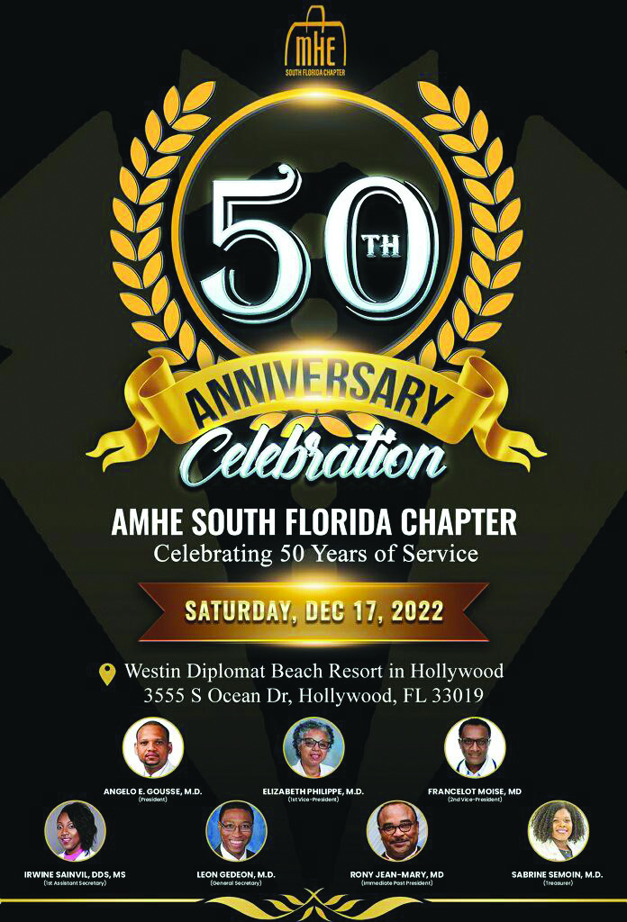 Dr Angelo E Gousse ( President of AMHE) and the Executive Board of ...